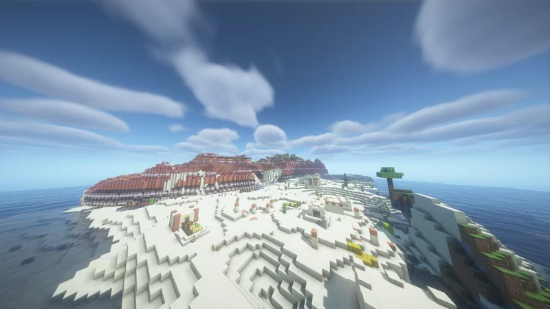 Modified Survival Map (Ocean - Desert) - JAVA Minecraft Map