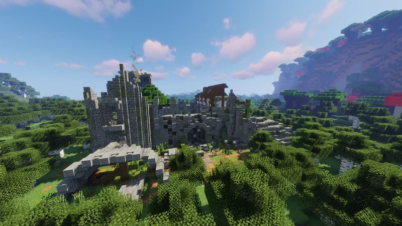 Castle Ruin | Once a great keep, now in ruin Minecraft Map