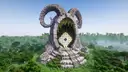 Minecraft Horn Nether Portal Statue Minecraft Map