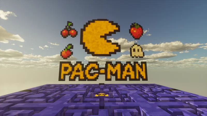 Pacman Map | Minecraft Full Versions | MiniGames Minecraft Map