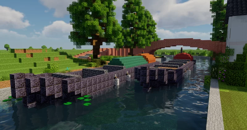 Canal barge (download) Minecraft Map