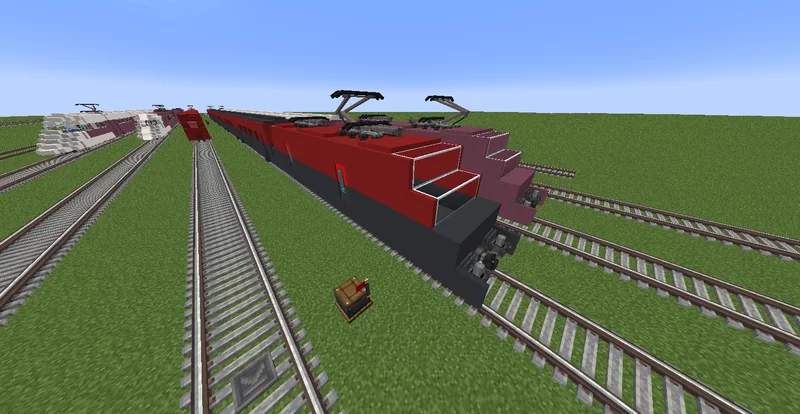 My Own Version of OBB Railjet with set(create mod only) Minecraft Map