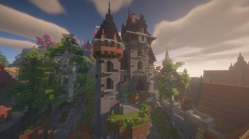Castle Minecraft Maps with Downloadable Schematic for Java Edition