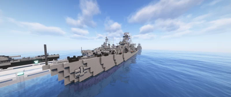 Halland-Class Destroyer Minecraft Map