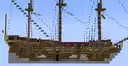 [1:1 scale] Adventure Galley (William Kidd's pirate ship) Minecraft Map