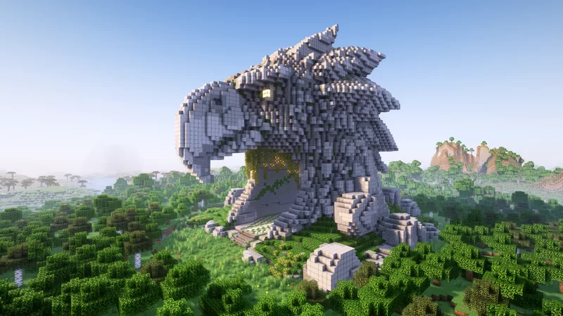 Minecraft Parrot Nether Portal Statue Minecraft Map