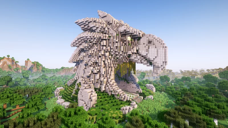 Minecraft Parrot Nether Portal Statue Minecraft Map