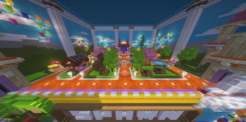 Spawn z Anarchia.gg BOXPVP Minecraft Map