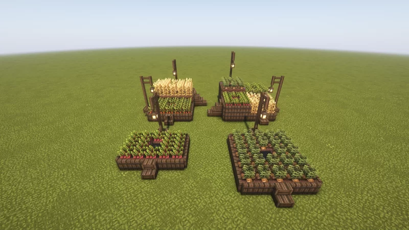 Raised Vegetable Beds Minecraft Map