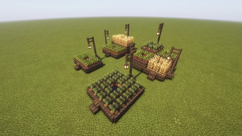 Raised Vegetable Beds Minecraft Map