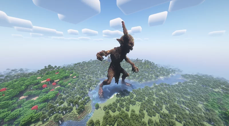 Demonic sentinel Statue Minecraft Map