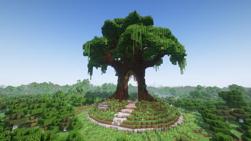 Minecraft Tree of Life Nether Portal Statue V04 Minecraft Map