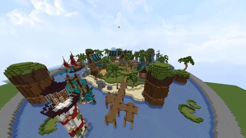 [Free ] Minecraft Tropical Spawn + 1.20 Minecraft Map