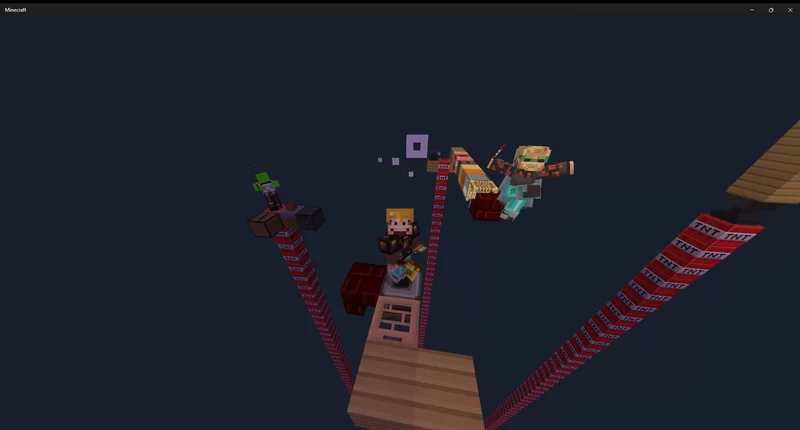 TNT pillars item randomizer bedrock ! every 30 seconds random item ...