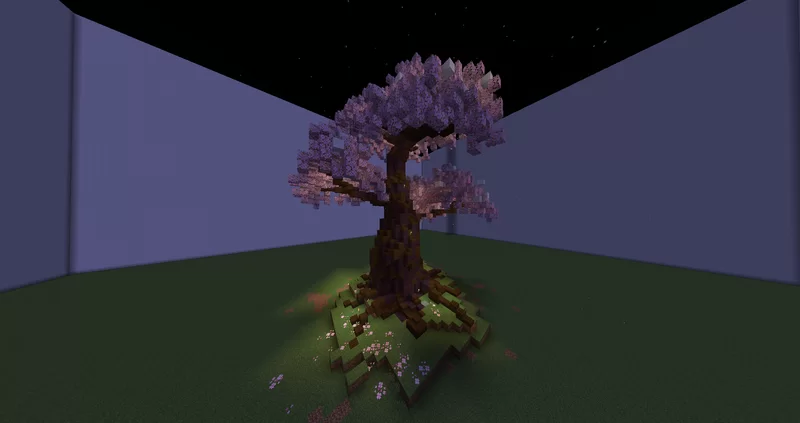 Custom Cherry Tree - free litematic Minecraft Map