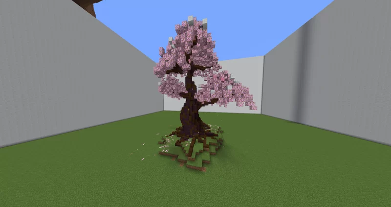 Custom Cherry Tree - free litematic Minecraft Map