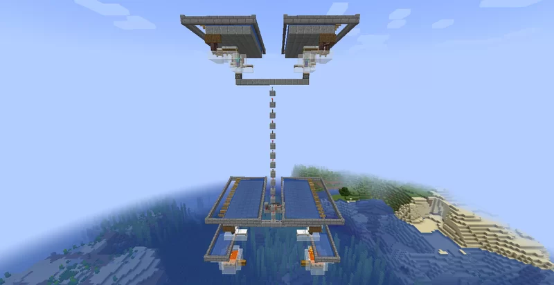 Stackable Iron Farm 1.21 Minecraft Map