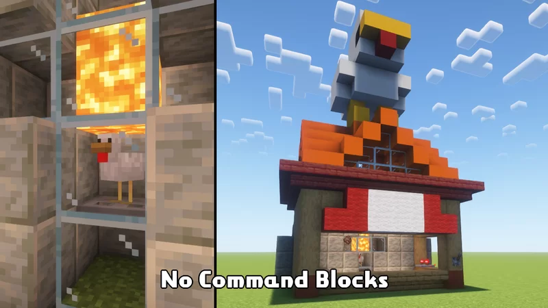 Steve's Lava Chicken (Functional) Schematic In World Folder (No Command ...