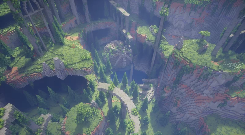 Abandoned valley Minecraft Map
