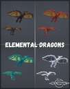 Ninjago Elemental Dragons (Java Download + 2D guide) Minecraft Map