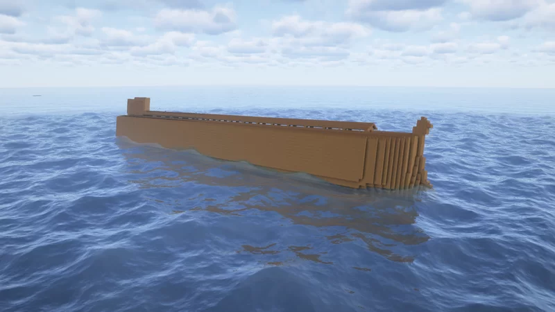 Biblically Accurate Noah's Ark V2 Minecraft Map