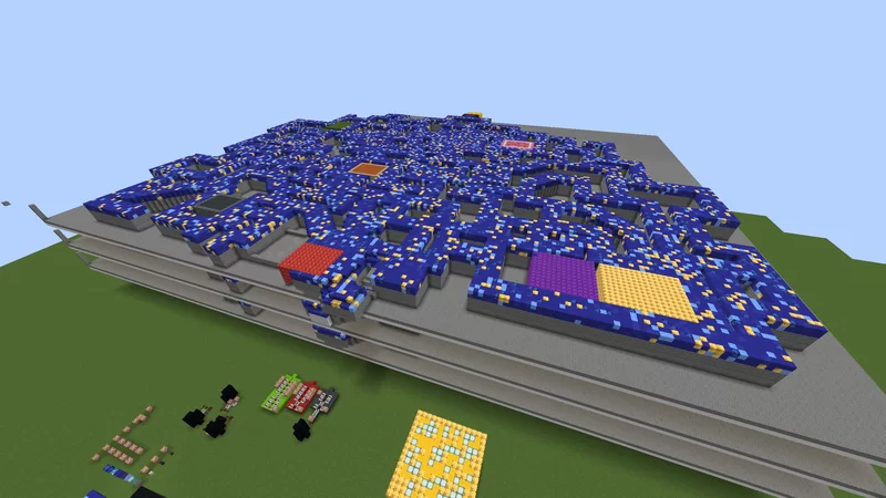 Squid Game Season 3 Hide And Seek Maze Map (Fully Works with Command Blocks) Minecraft Map