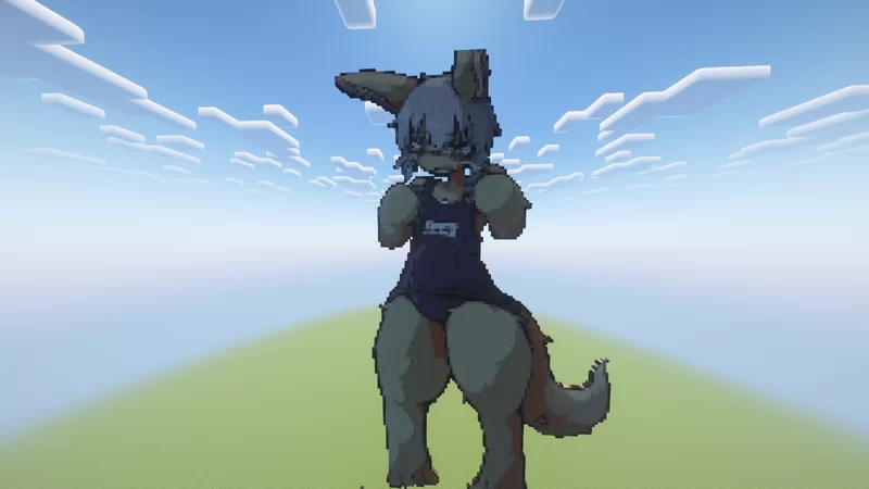 Nanachi pixelart (Schematic) Minecraft Map