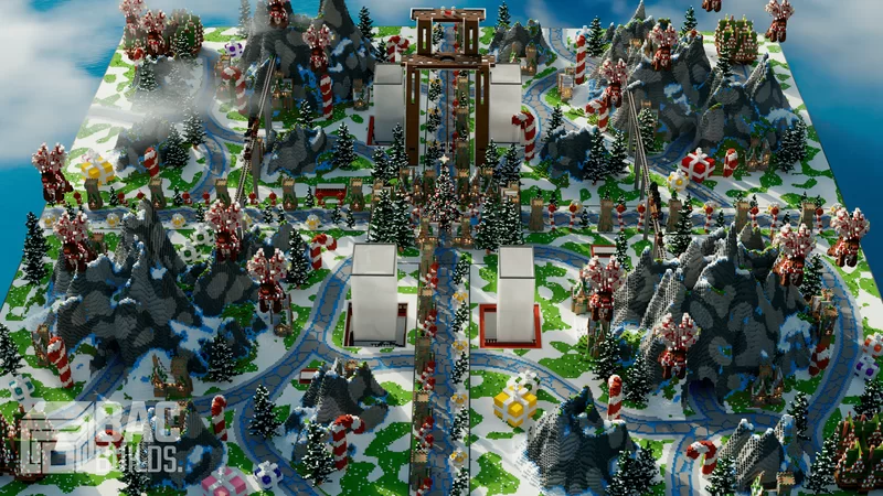 Warzone Kitmap Christmas Theme Minecraft Map