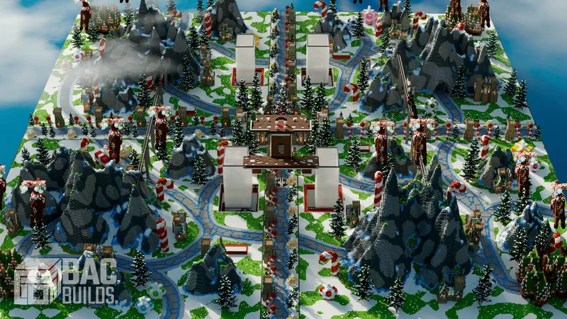 Warzone Kitmap Christmas Theme Minecraft Map