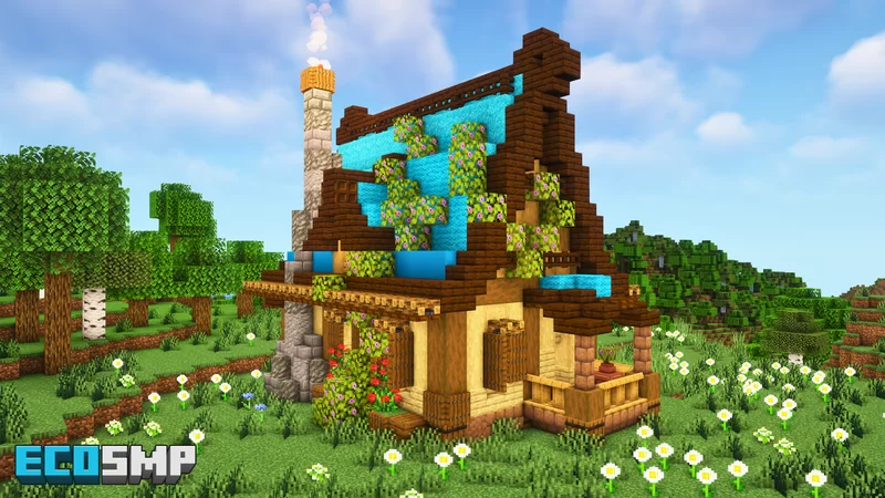 🌤️ Skyreach Haven (Fantasy House) | Download Minecraft Map