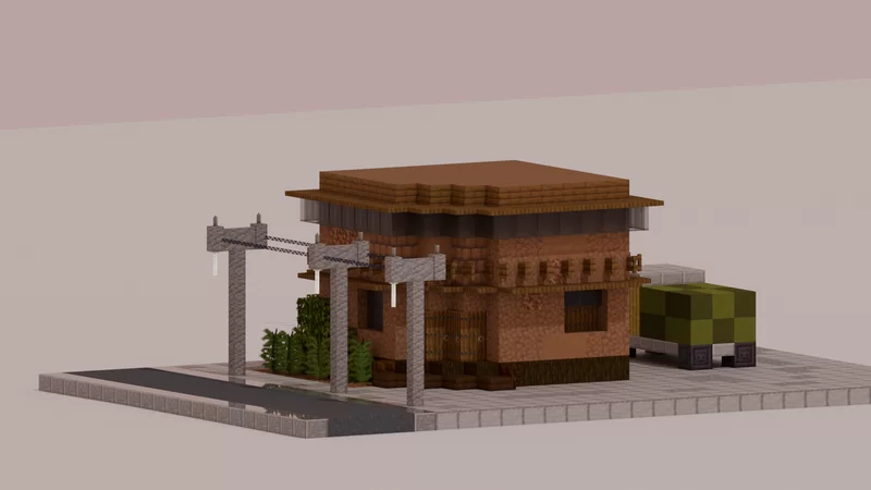 Simple house Minecraft Map