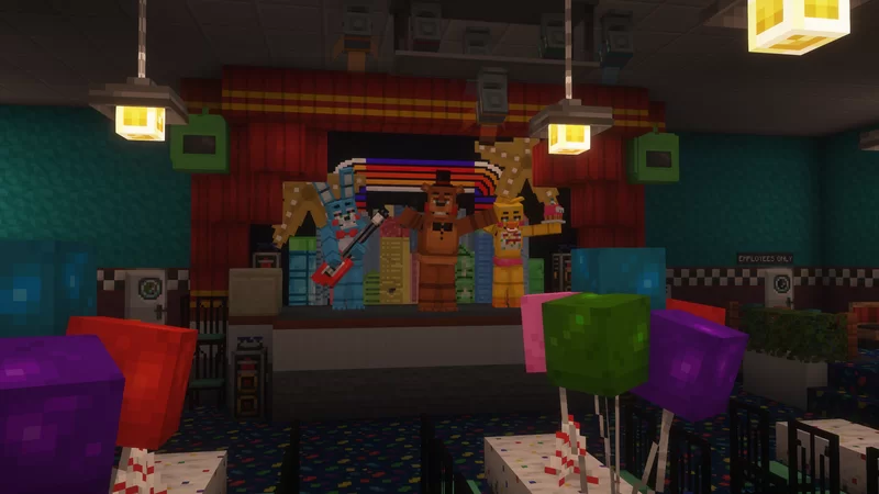 Custom FNAF 2 Movie Location Minecraft Map