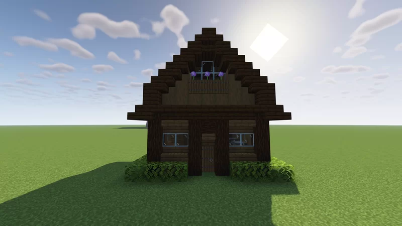 Simple Survival Starter House (litematica FREE download) Minecraft Map