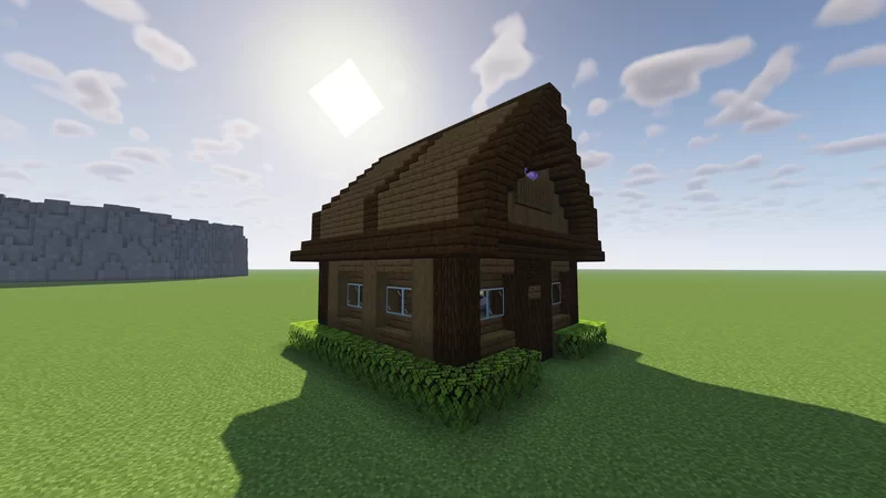 Simple Survival Starter House (litematica FREE download) Minecraft Map