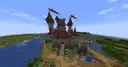 Small Medieval Castle Superflat Minecraft Map