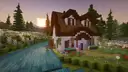 Whimsical Cottage Build with COLOR-CHANGING Walls! Vanilla Compatible ...