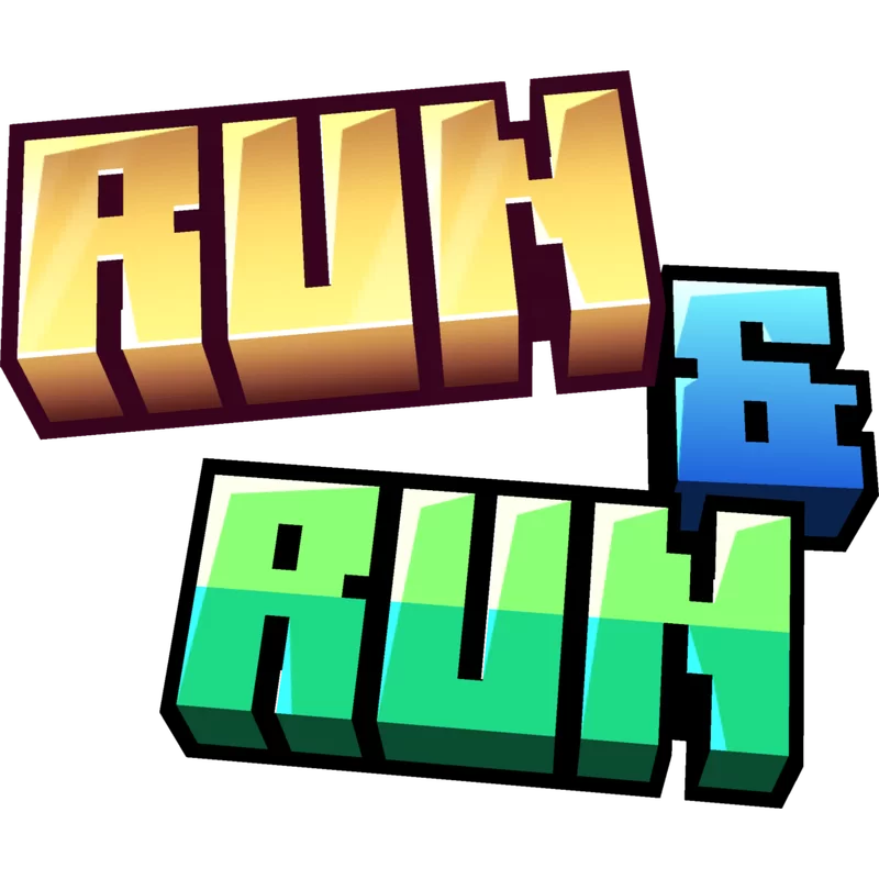 🏃‍♂️ Run & Run – 2 Player Co-op Parkour / Speedrun Map (Minecraft Java Edition 1.21.4) Minecraft Map