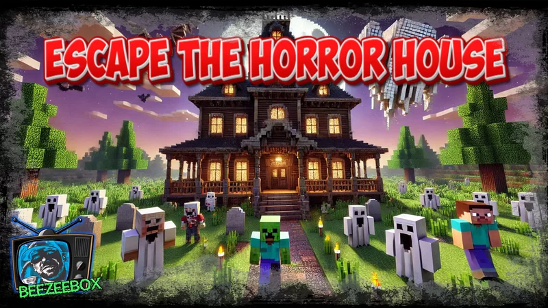 Escape the Horror House! (Adventure Map) Minecraft Map