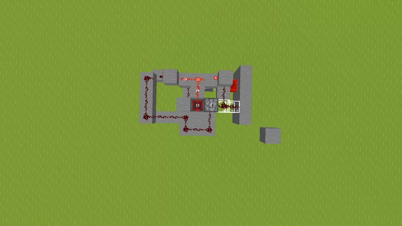 Hopper & Dropper T Flip-Flop Minecraft Map