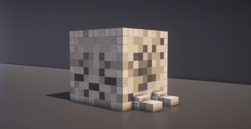 The Dried Ghast - Minecraft Statue Minecraft Map