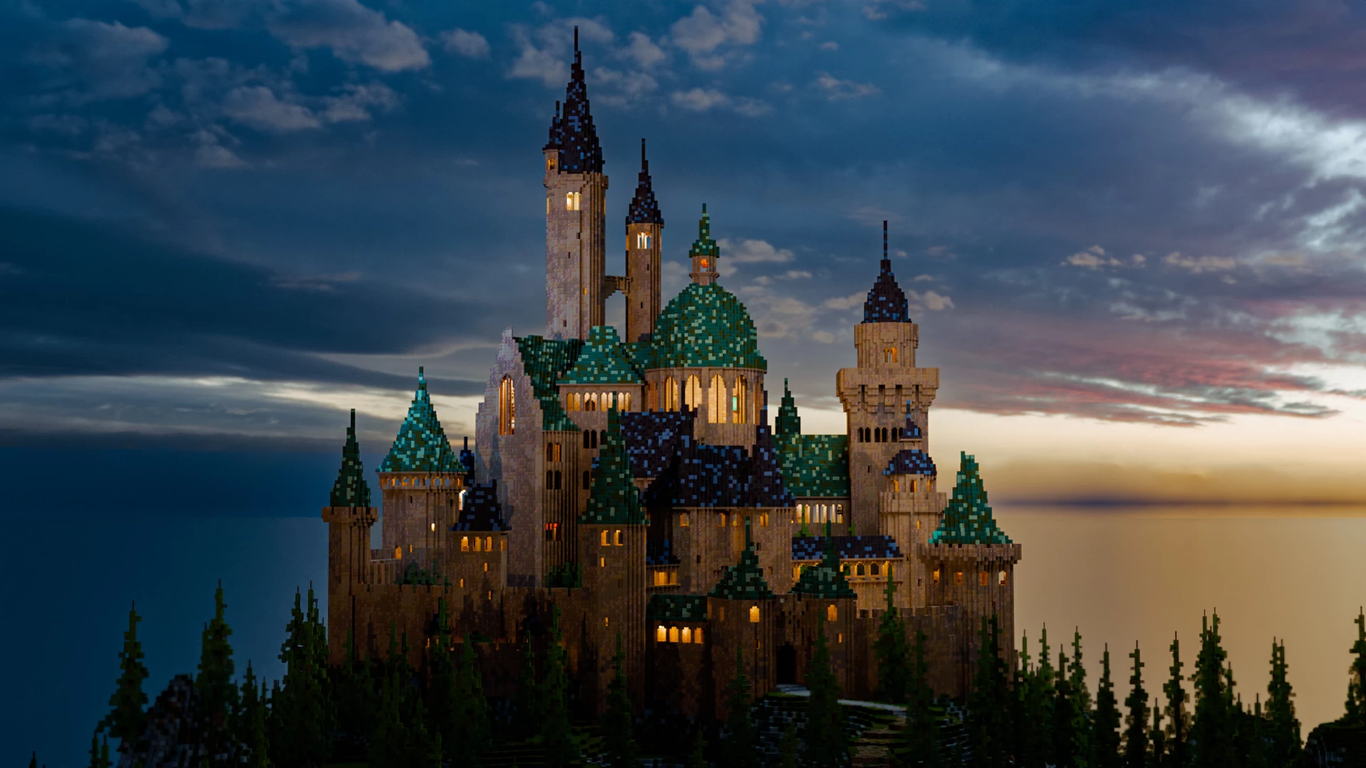 Minecraft Wallpapers Castle By