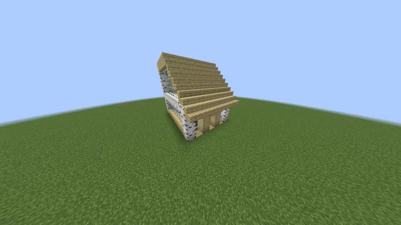 birch house Minecraft Map