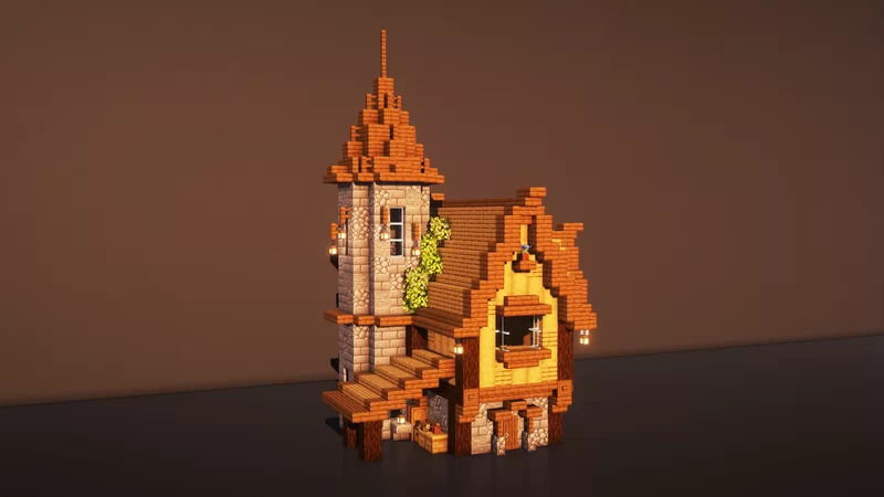 🏠 Medieval Fantasy Inn Minecraft Map