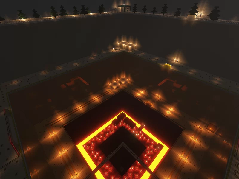 Inferno Theme Park (Vanilla 1.21.4 version) Minecraft Map