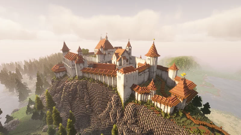 CARSLEY - Diorite Cliff Castle - Forlonde Project - DOWNLOAD Minecraft Map