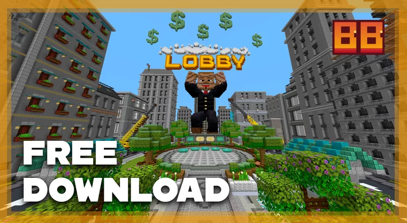 City Lobby | FREE DOWNLOAD Minecraft Map