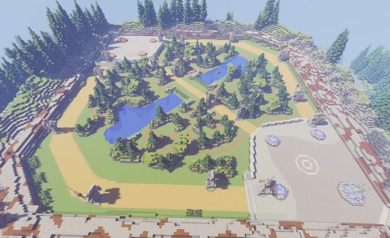 League of Legends Map in Minecraft (Runeterra FULL 1:1 Recreation ...