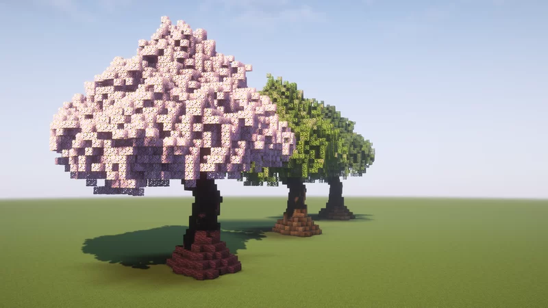 Large Bonsai Trees Minecraft Map