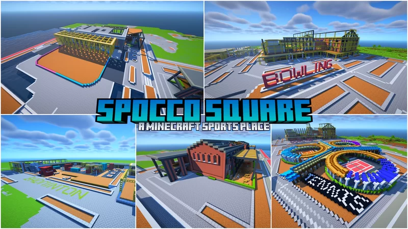 Spocco Square | A minecraft Sports Place (Switch Sports) #1.21.4 ...
