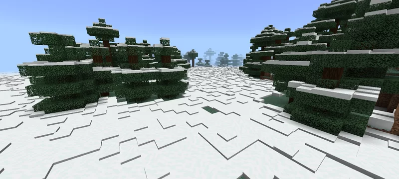 Flattened Snow World Minecraft Map